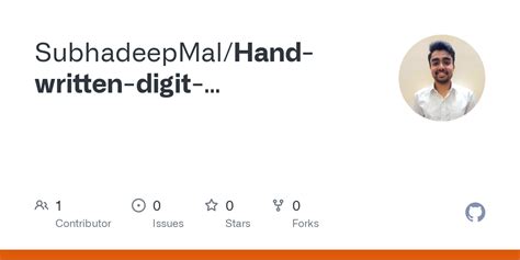 Github Subhadeepmal Hand Written Digit Classification