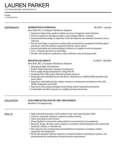 Computer Hardware Engineer Duties At Gail Cassidy Blog