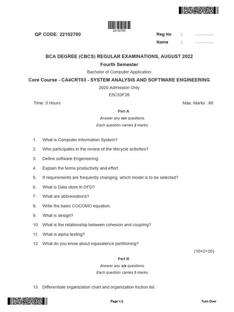 system analysis and software engineering pdf software testing