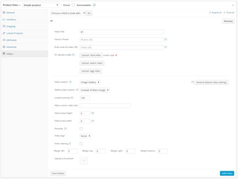 Videos Plugin For WooCommerce CreateIT