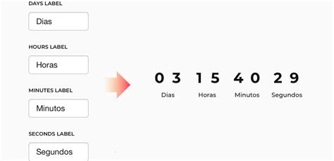 responsive countdown timer widget — features 25 custom settings