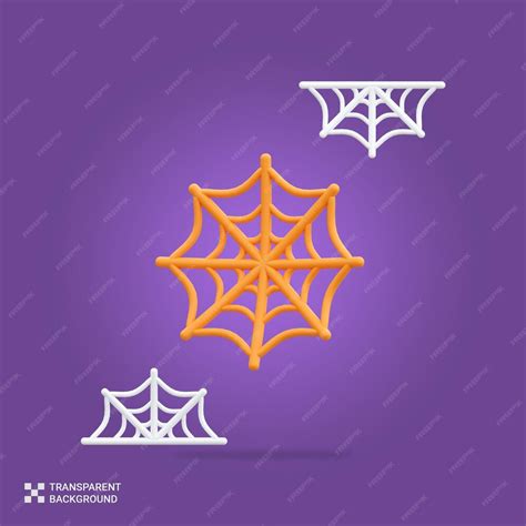 Premium Psd Psd 3d Spider Net Icon