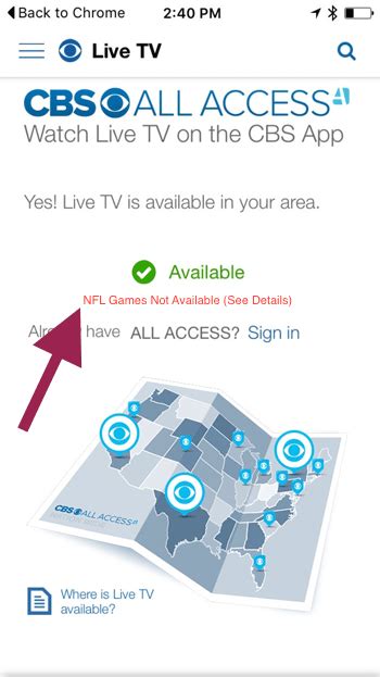 CBS All Access A Big Fail For NFL Online Streaming
