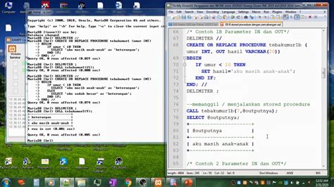 Sbd Stored Procedure Dengan Percabangan Youtube