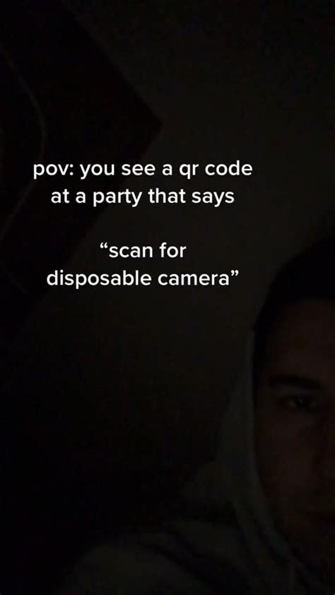 POV QR Code TikTok Scan For Disposable Camera Wedding Camera Wedding Planning Wedding