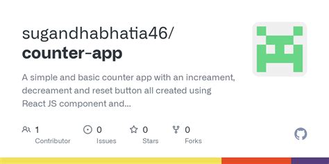 Github Sugandhabhatia Counter App A Simple And Basic Counter App With An Increament