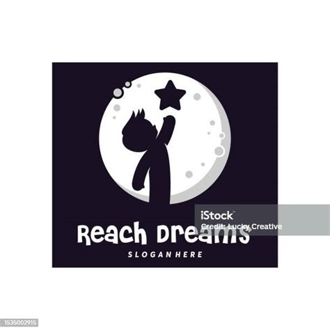 다채로운 아이 도달 스타 로고 벡터 교육 로고 디자인 템플릿 디자인 컨셉 로고 템플릿에 대한 로고 요소 개념에 대한 스톡 벡터