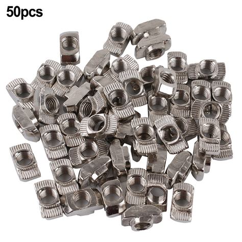 Badu Bg 50 бр T гайки 40 45 Соларен фотоволтаичен алуминиев профил резба M8 от въглеродна