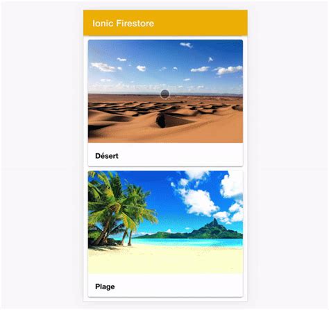 Ionic Firestore Gérer Les Bases De Données Firestore Avec Ionic