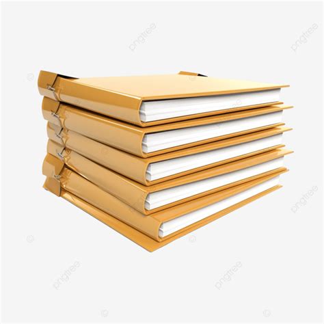 Document 3d Model Cartoon Style Render Illustration Document Isolated