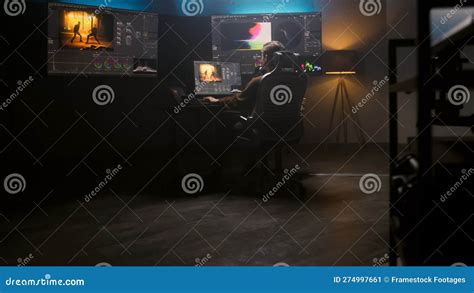Female Editor Makes Film Color Grading On Computer Stock Image Image Of Tools Post 274997661