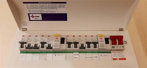 Uk Household Mains Supply Rcd Protected Distribution Board Album On Imgur