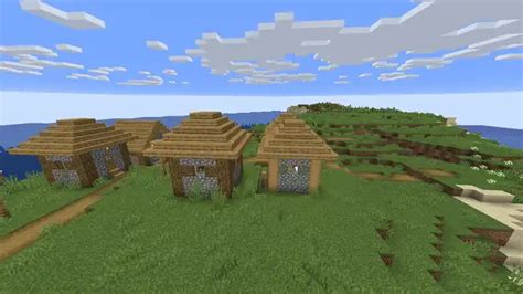 Остров с деревней для Майнкрафт узнать сид