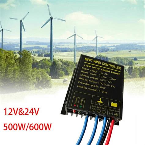 600w 12v 24v Mppt Windgenerator Wind Laderegler Windkraftanlage Leistungsregler Eur 38 01