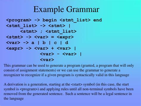 Ppt Syntax And Semantics Powerpoint Presentation Free Download Id 3265474