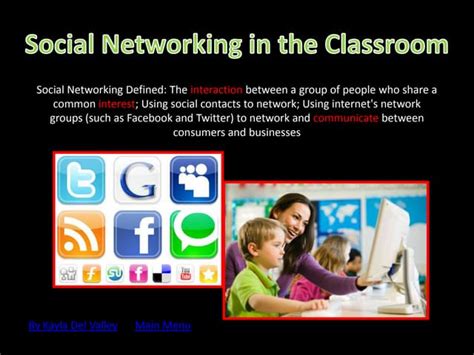 Social Networking In The Classroom Pptx