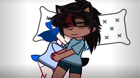 Sonic Was Having A Nightmare Sonadow Sonic X Shadow Gacha Club