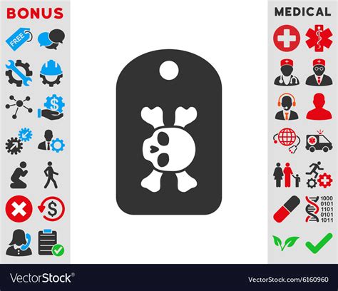 Morgue Mark Icon Royalty Free Vector Image Vectorstock