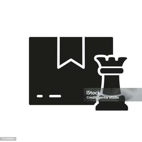 배달 서비스 유통 전략 실루엣 아이콘입니다 우편 계획 기호입니다 물류 배송 글리프 픽토그램 전략적 계획 배송 솔루션 솔리드 사인 고립된 벡터 삽화 계획에 대한 스톡 벡터