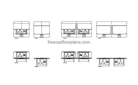 Pop Up Floor Box Free Cad Drawings