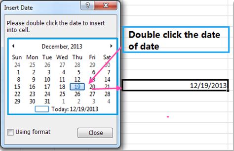 How To Quickly Insert Current Date With Specific Date Format In Excel