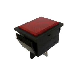 Rectangular Indicator Light Red