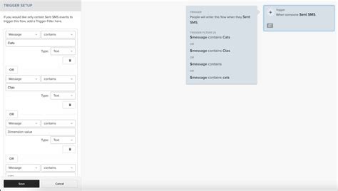 How Can I Create A Sms Flow Based On A Specific Subscribe Keyword