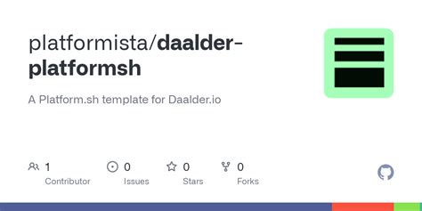 Github Platformista Daalder Platformsh A Platform Sh Template For Daalder Io