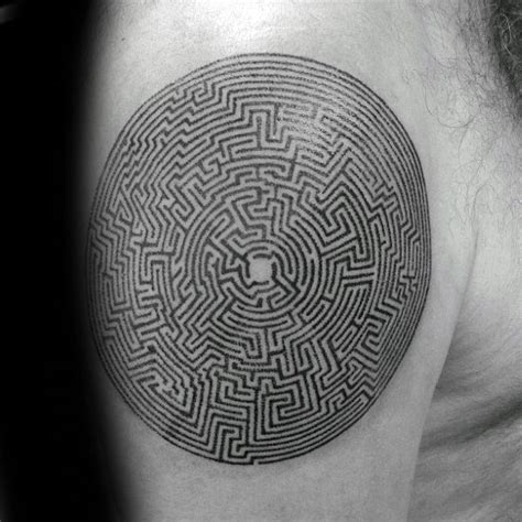 70 Epic Maze Tattoo Designs For Men Maze Tattoo Tattoo Designs Men
