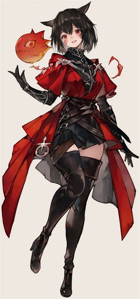 Red Mage Miqote Simanokob R Ffxiv