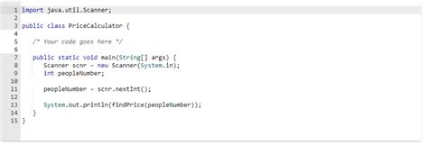 Solved Define A Method FindPrice That Takes One Integer Chegg