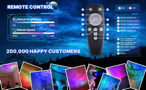 Mexllex Astronaut Galaxy Projector Star Projector Night Light