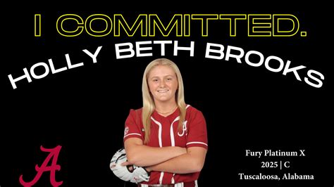 I Committed Holly Beth Brooks Tuscaloosa Local To Join Alabamas