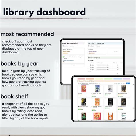 book tracker notion template notion bookshelf notion aesthetic notion library book notion