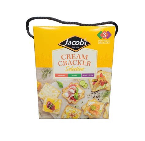 Jacobs Cream Cracker Selection 600g Carrying Box From There To Here