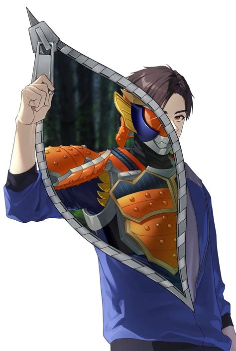 Kamen Rider Gaim And Kazuraba Kouta Kamen Rider And 1 More Drawn By