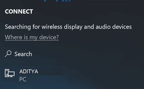 Connect To A Wireless Display With Miracast In Windows 10 Techcult