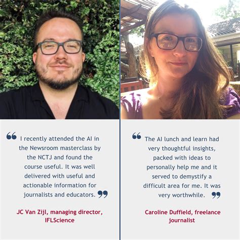 artificial intelligence ai for journalists national council for the