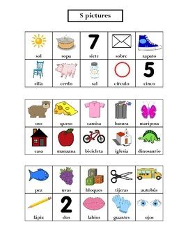 Articulation Spanish S Words By Larastachler Tpt