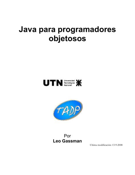 Java Para Programadores Objetosos