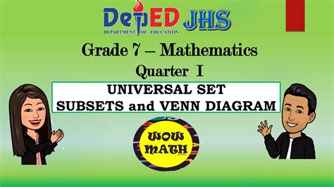 universal set and subset using venn diagram ppt