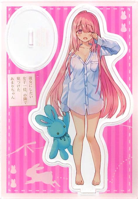駿河屋 【買取】[単品] 薄葉あまり 描き下ろしアクリルフィギュア 「ライトノベル 彼女にしたい女子一位、の隣で見つけたあまりちゃん 第1