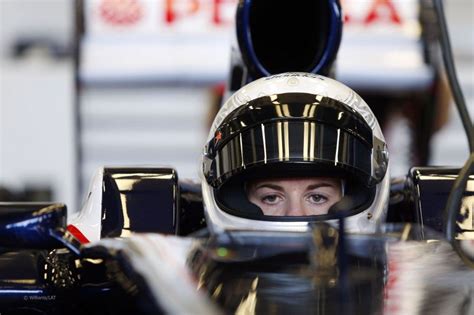 Susie Wolff Makes F1 Debut At Williams Event · Racefans Susie Wolff Female Race Car Driver Susie