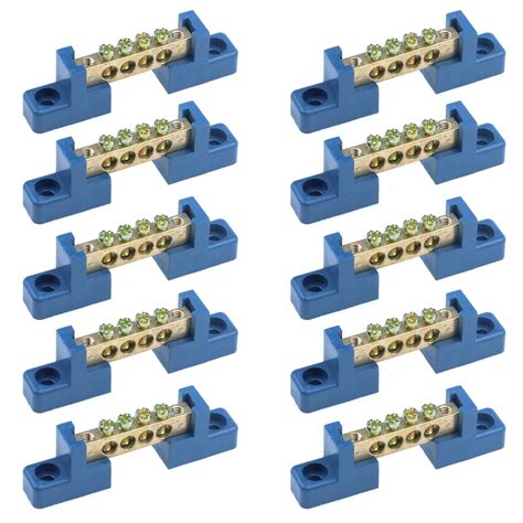 Buy Quluxe Terminal Bus Bar Terminal Block Brass Wire Screw Terminal Positions Screw Brass