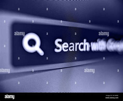 A Pixelated Closeup View Of An Internet Browser Ui With A Search Input