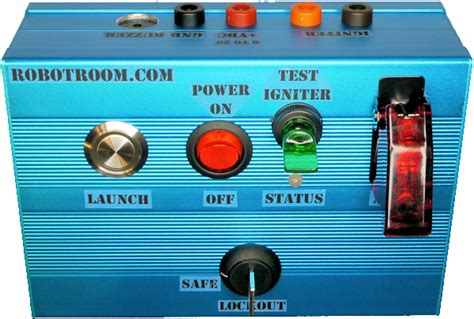 Custom Model Rocket Launch Controller Robot Room