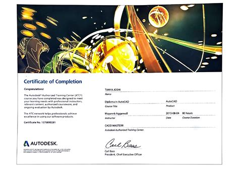 Certificates Tanya Joshi