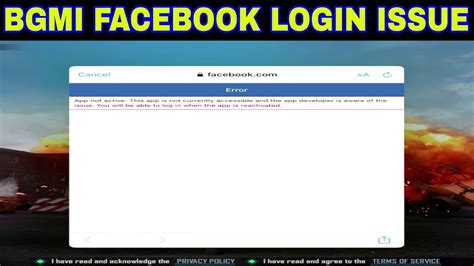 App Is Not Activethis App Is Not Currently Accessible And The Developer Is Aware Of The Issue