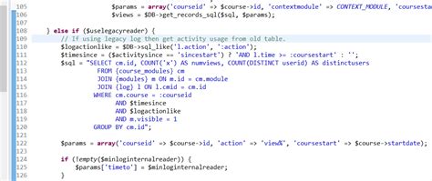 Sql Query Coding Style Moodle 3x Developers Guide Book