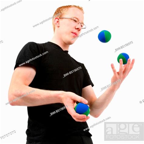 Babe Man Juggling With Balls Stock Photo Picture And Rights Managed Image Pic BWI BS